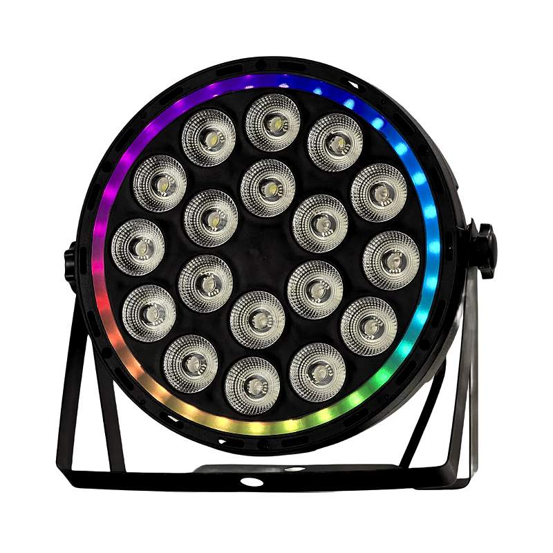 PAR LED SLIM 18X12W RGBW COM BORDA DE LED - ST-184N1YY ( 24574 ) - A ...