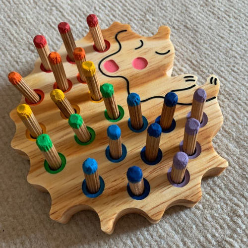 Ouriço Encaixe de Madeira - bibiai