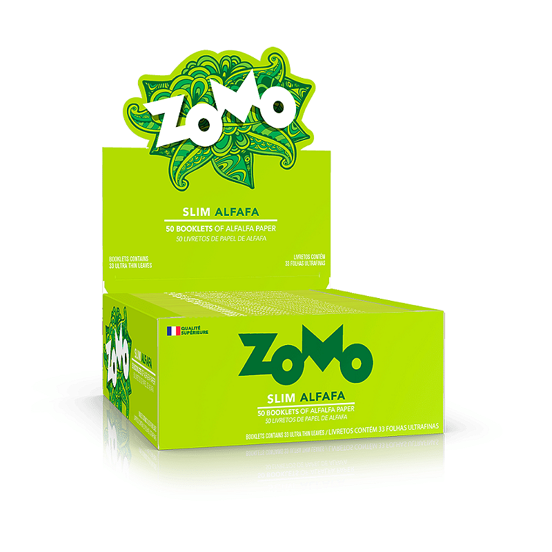 Caixa De Seda Zomo Slim Alfafa King Size - Tabacaria Arahat e Presentes