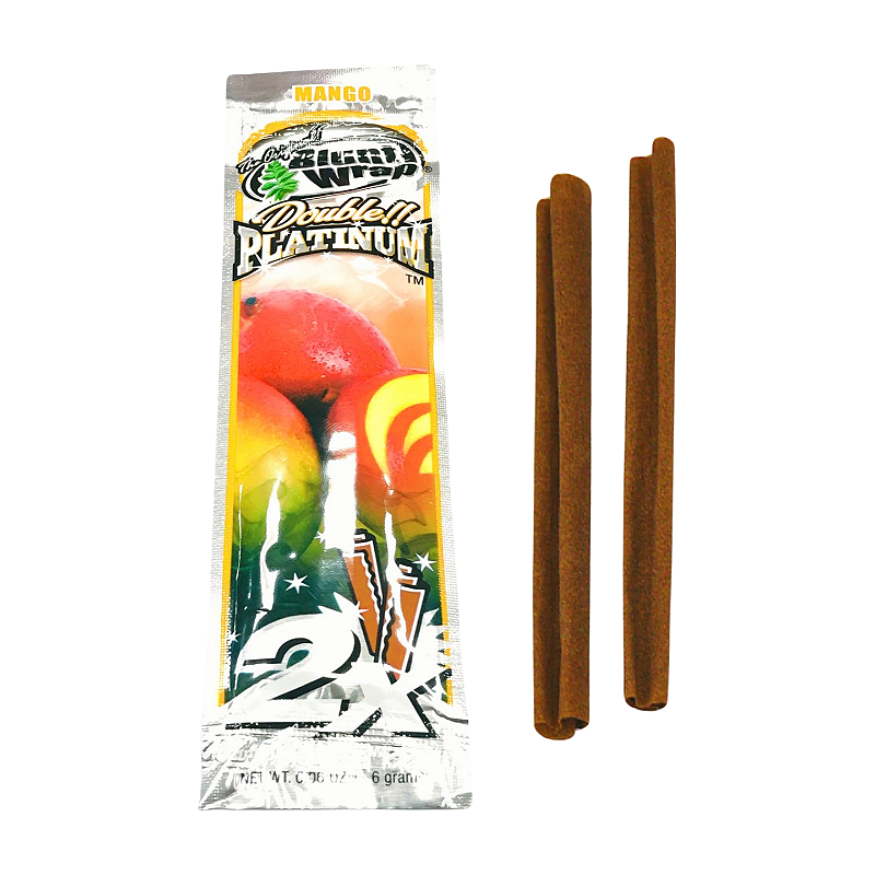Seda Blunt Wrap Double Platinum 2x - Mango - Tabacaria Arahat e Presentes