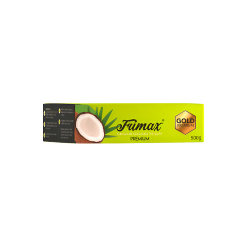 Carvão Fumax Premium Hexagonal - 500g - Tabacaria Arahat e Presentes