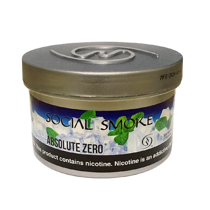 Essência Premium Social Smoke 200g - Absolute Zero - Tabacaria Arahat e ...