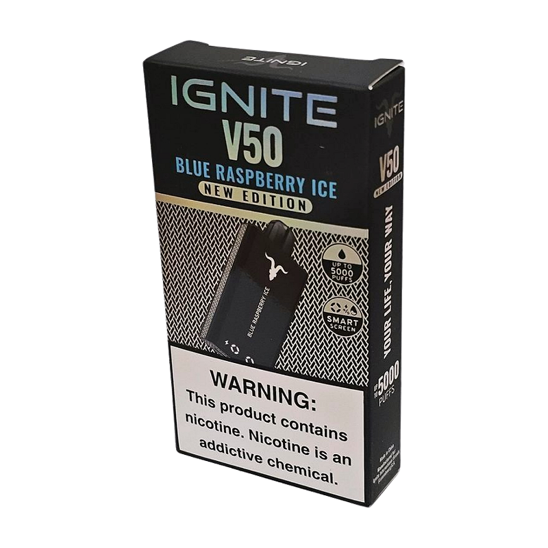 Pod Descartável Ignite V50 New Edition - Blue Raspberry Ice - Tabacaria ...