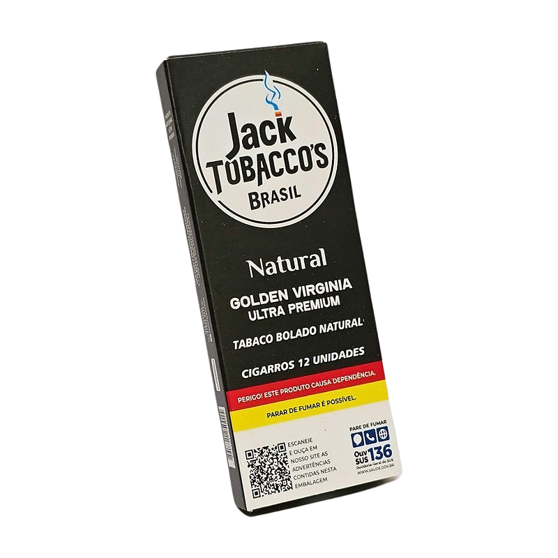 Tabaco Bolado Jack Tobacco's Brasil - Tradicional c/12 - Tabacaria ...