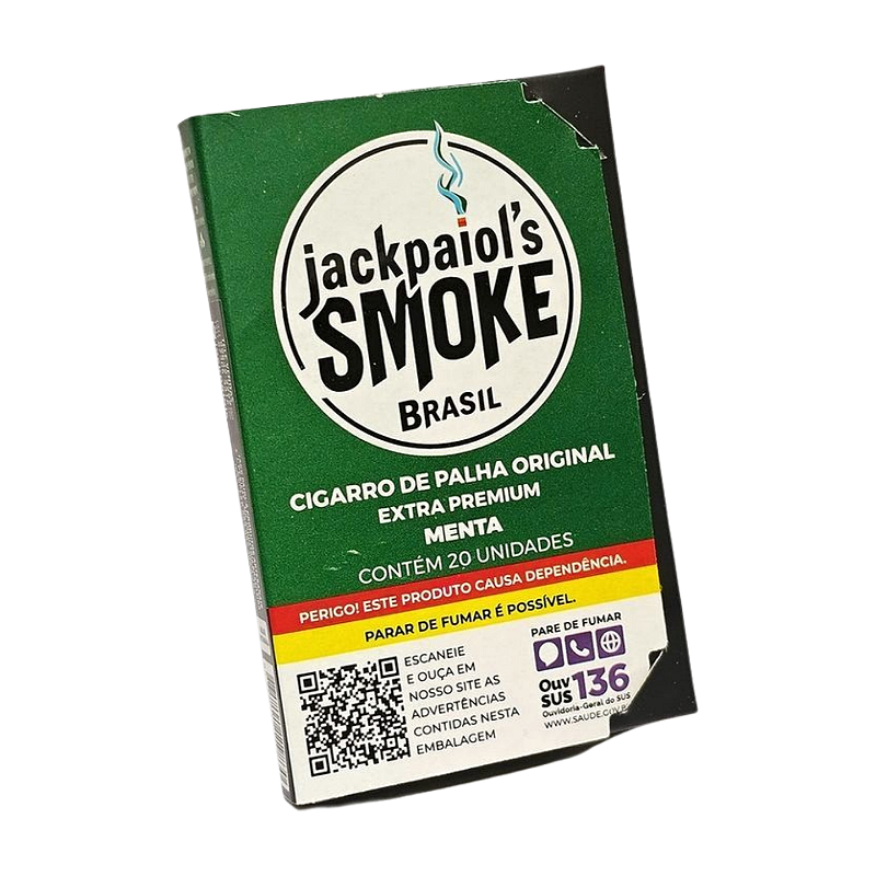 Palheiro Jack Paiol's Smoke Brasil - Menta c/20un - Tabacaria Arahat e ...