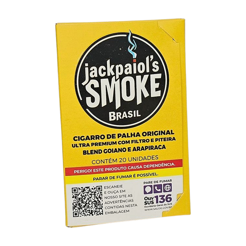 Jackpaiol’s Smoke Brasil – Cigarro de Palha Original Ultra Premium (20 ...