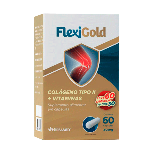 Herbamed Flexigold C/60 - Mega Vale Cosméticos