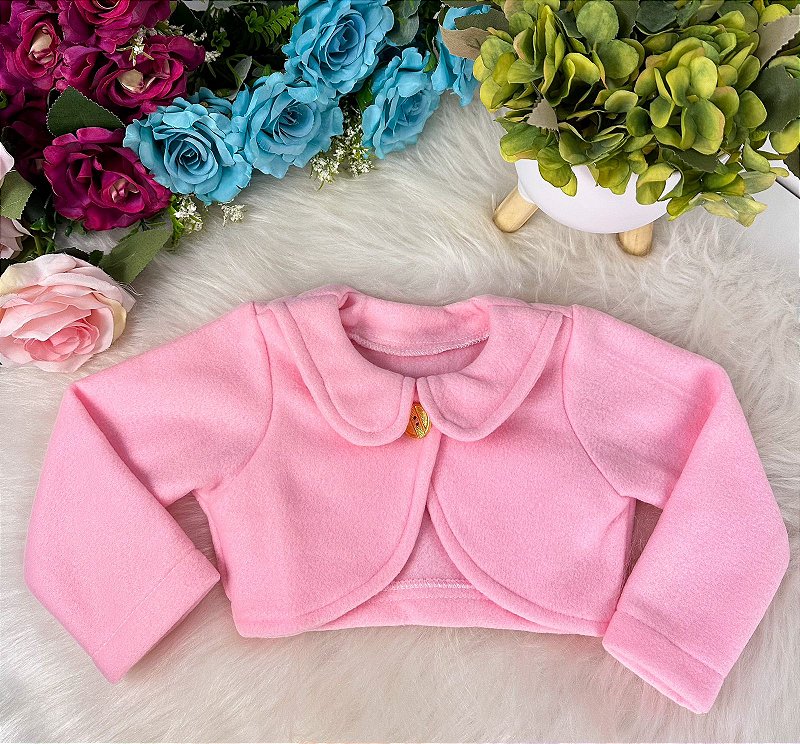 Bolero Rosa Chique - BELLI KIDS ATACADO