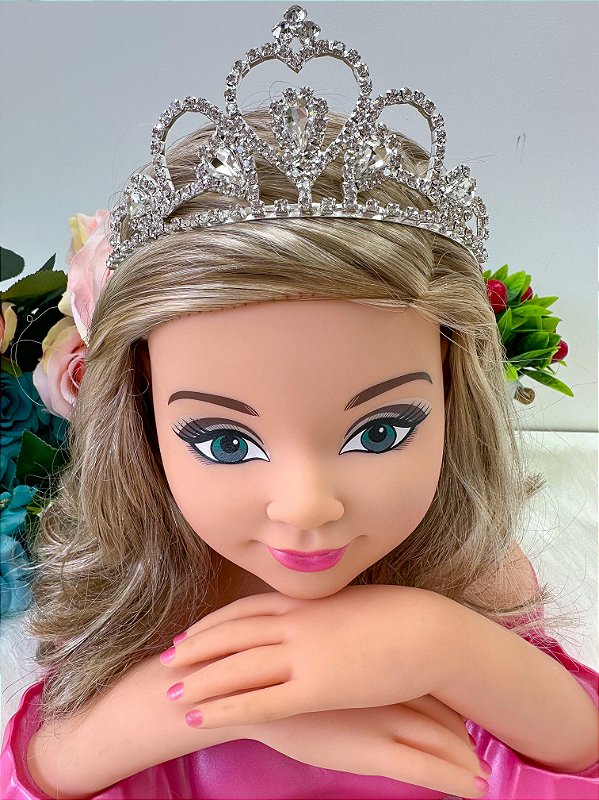 Coroa Belli Strass Prata Laura - BELLI KIDS ATACADO