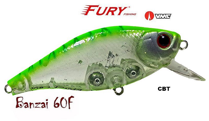 Isca Artificial Fury Banzai 60F 6,5 gr Cor CBT - MP Fishing MP Mundo da ...