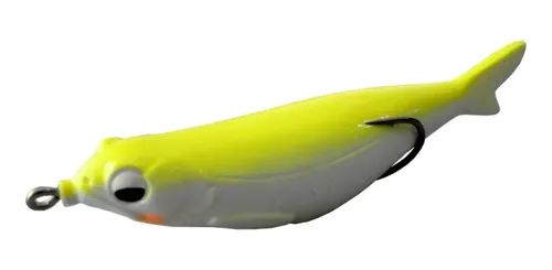 Isca Artificial Yara Snake Fish 9 cm 12 gr Cor 10 Dorso Verde Limão ...