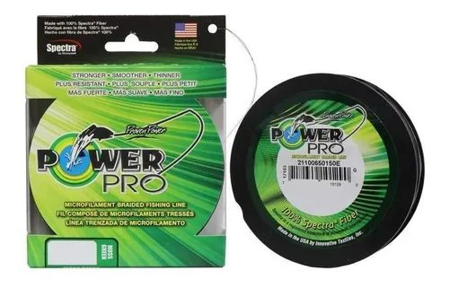 Linha Mult Power Pro 150 yds 137 mt Verde Libragem:5 Libras 0,10 mm ...