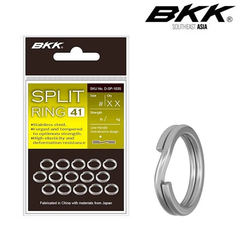 Argola Split Ring BKK Modelo - 41 - - MP Fishing MP Mundo da Pescaria