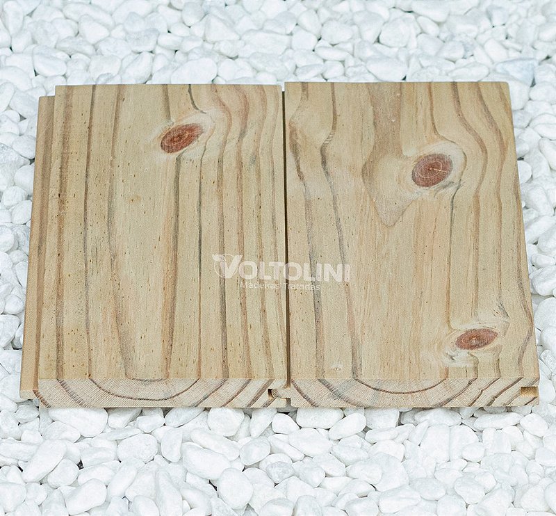 Assoalho em Madeira de Pinus Tratado 2 cm x 13,5 cm x 3 m - Loja ...
