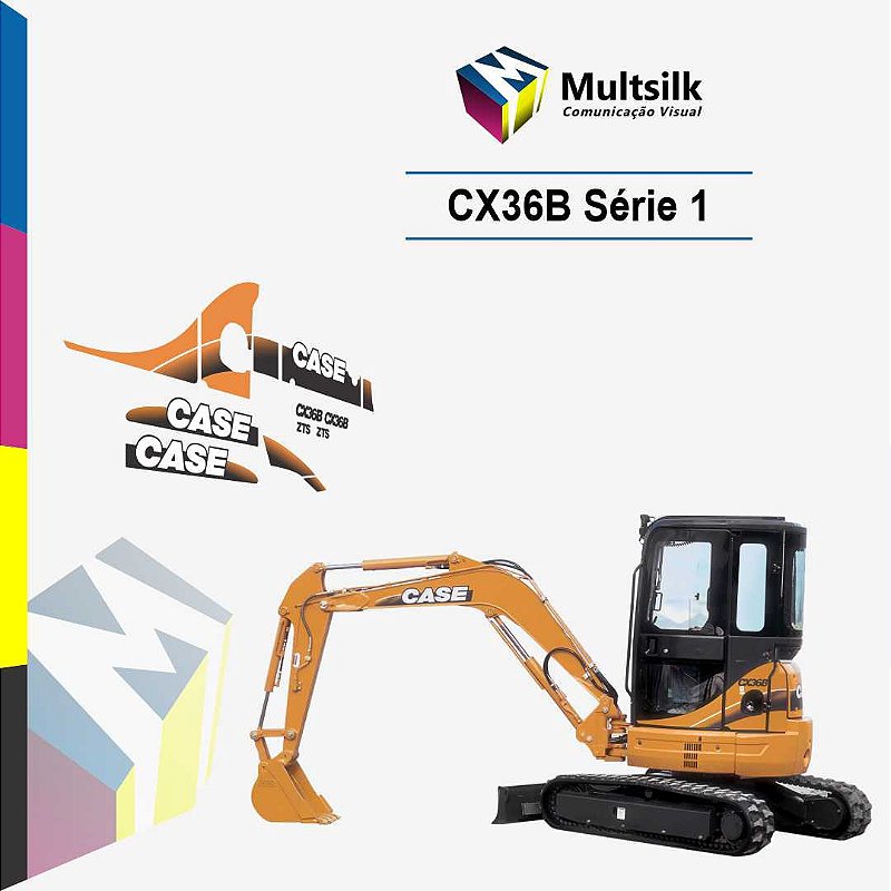 Case CX36B Série 1 - Multsilk Comunicação Visual