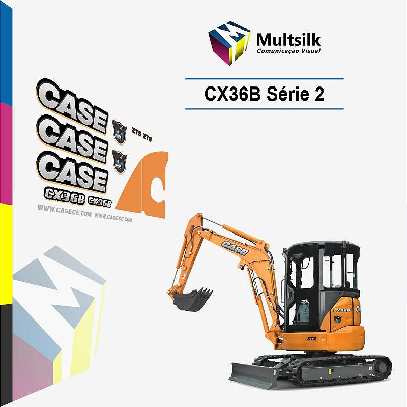 Case CX36B Série 2 - Multsilk Comunicação Visual