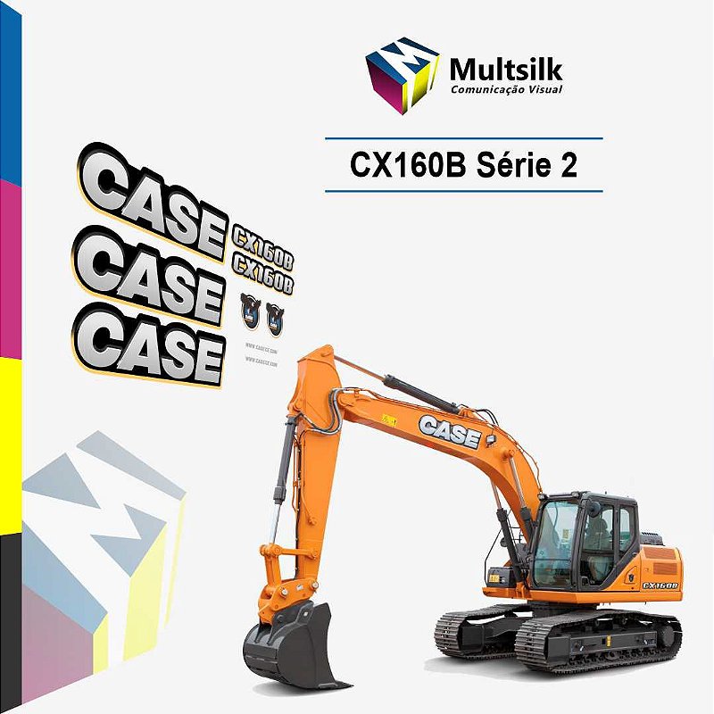 Case CX160B Série 2 - Multsilk Comunicação Visual
