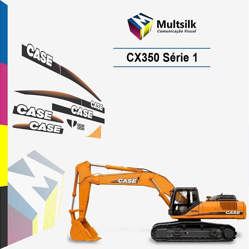Case CX350 Série 1 - Multsilk Comunicação Visual