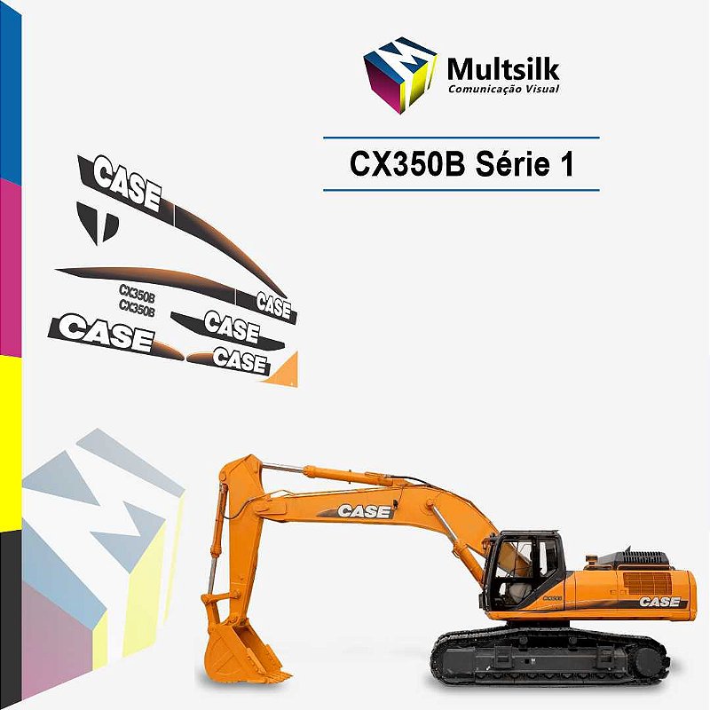 Case CX350B Série1 - Multsilk Comunicação Visual