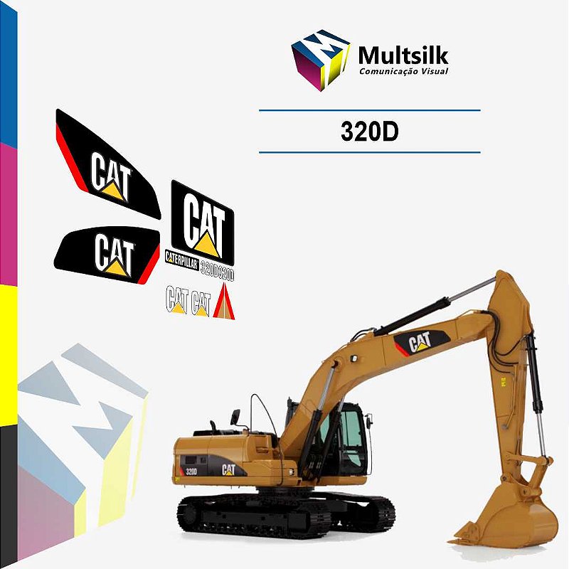 Caterpillar 320D - Multsilk Comunicação Visual