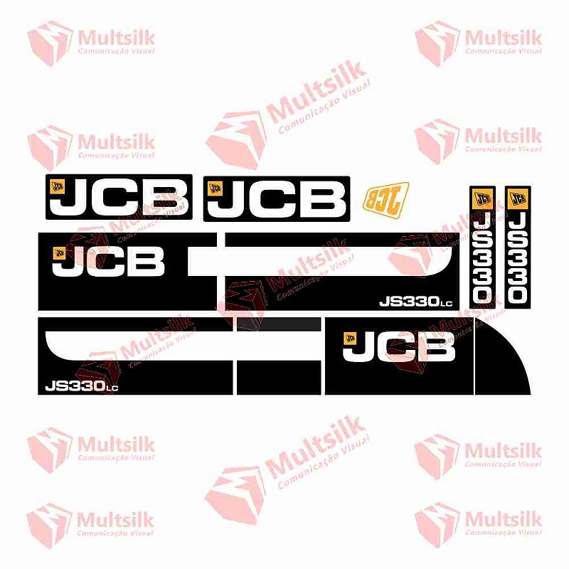 JCB JS330 LC Série 2 - Multsilk Comunicação Visual