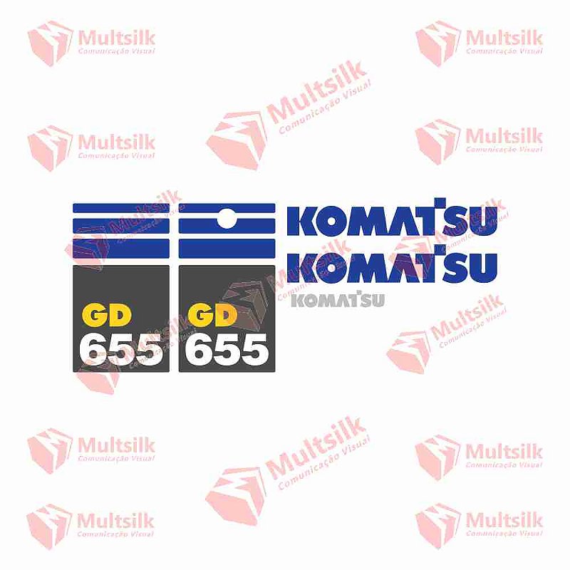 Komatsu GD655-5 - Multsilk Comunicação Visual