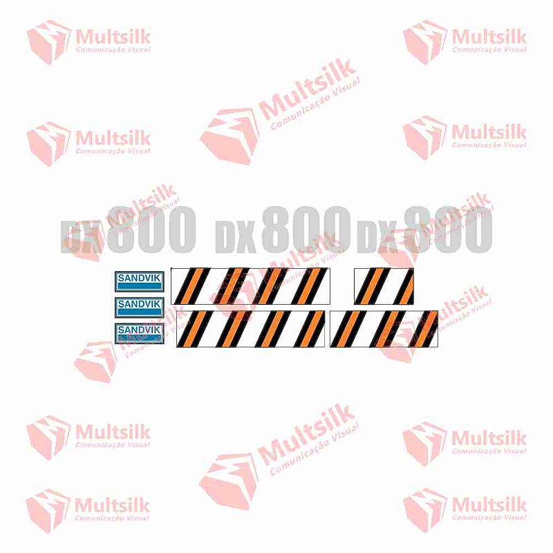 Sandvik DX 800 - Multsilk Comunicação Visual