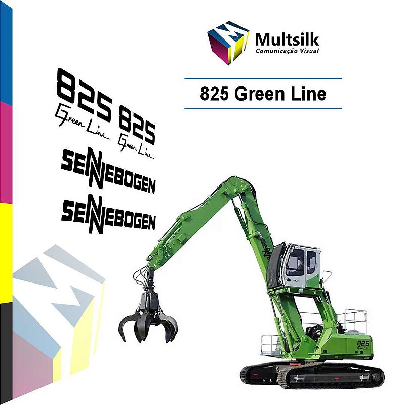 Sennebogen 825 Green Line - Multsilk Comunicação Visual