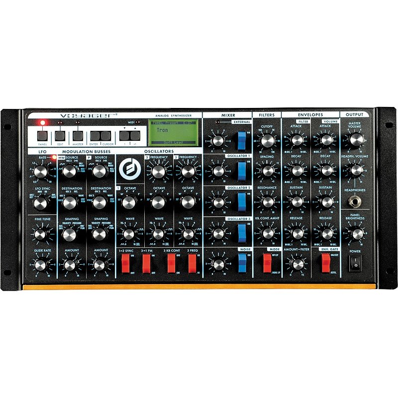 Minimoog Voyager RME Rack Mount Edition Sintetizador Monofônico Semi ...