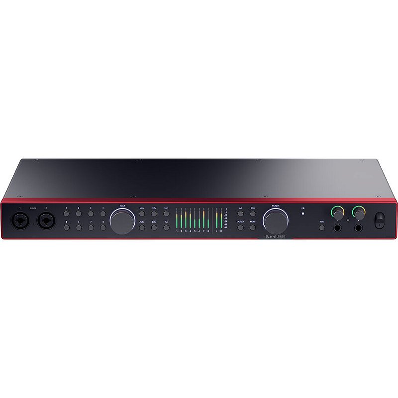 Focusrite Scarlett 18i20 USB C Audio MIDI Interface 4ª geração ...