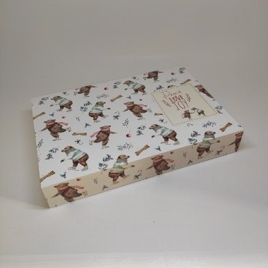 10un. Caixa Borda 24 doces Gaveta - Christmas Ted - Natal ...