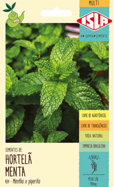 Sementes de Hortelã (Menta) - 90 mg - Isla - Verde Mania porque plantar ...