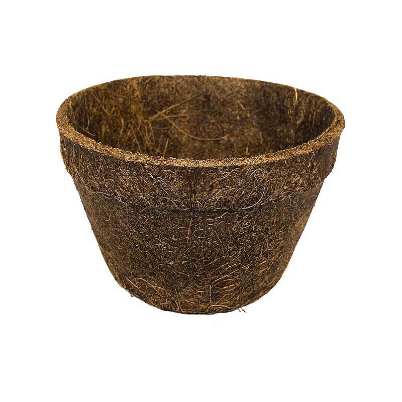 Vaso Fibra de Coco nº10 17x12cm - Coquim - Verde Mania porque plantar ...