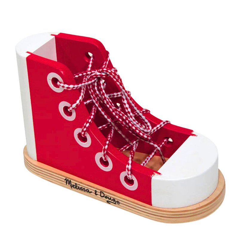 Melissa & Doug - Brinquedo Educativo Aprendendo a Amarrar o Cadarço ...