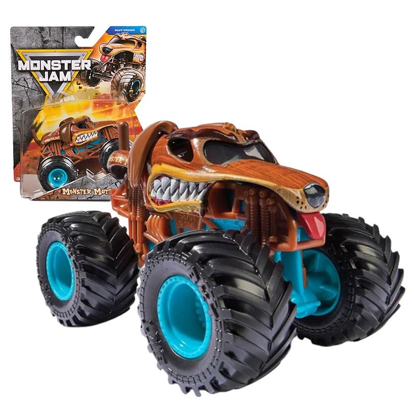 Monster Jam Miniatura 1:64 Monster Mutt Ruff Crowd Diecast - bebrands ...