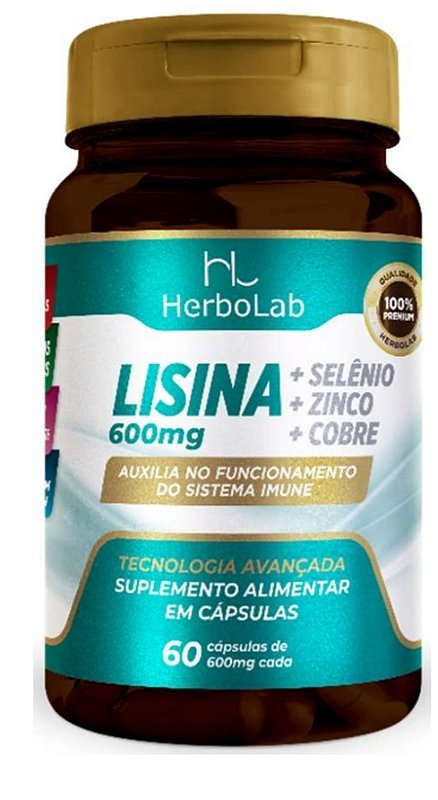 Lisina 600mg / Loja de Produtos Naturais online no Grande ABC - Loja ...
