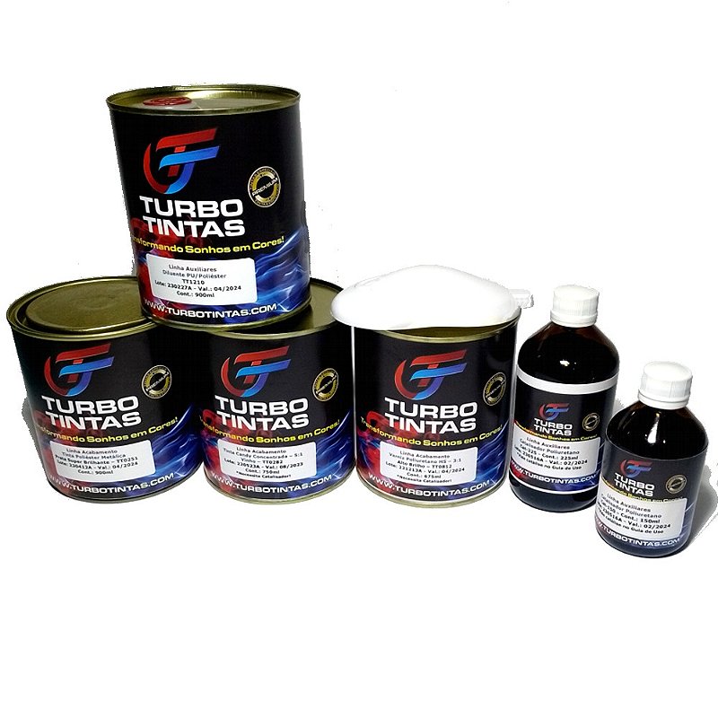 Kit Pintura Candy - 1 - Turbo Tintas