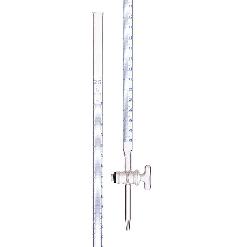 Bureta Graduada de Vidro Neutro com Torneira de Vidro - Loja do Laboratório