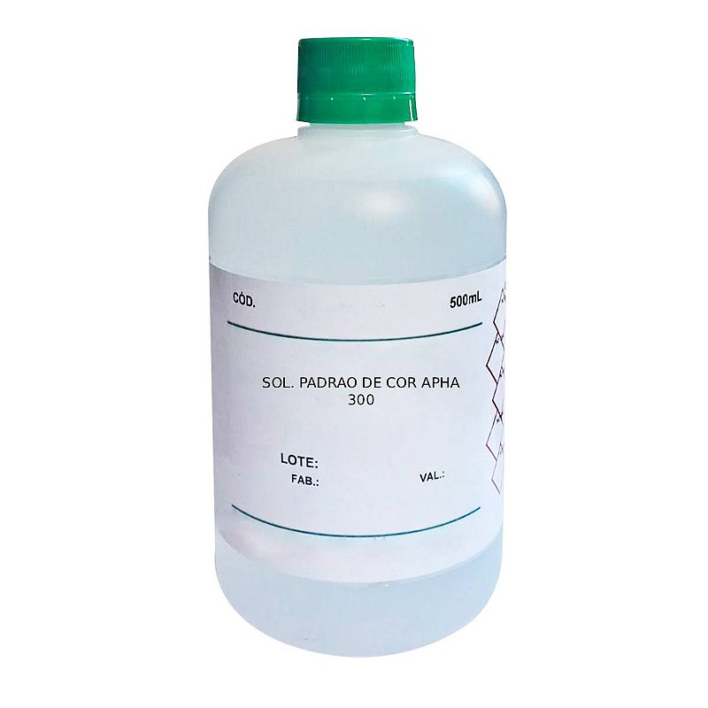 Solução Padrão de Cor APHA 300 500mL - Loja do Laboratório