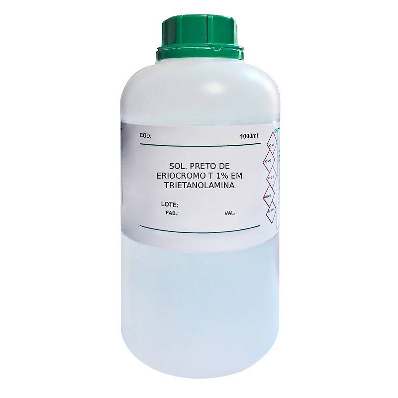Solução Preto de Eriochrome T 1% em Trietanolamina 1000mL - Loja do ...