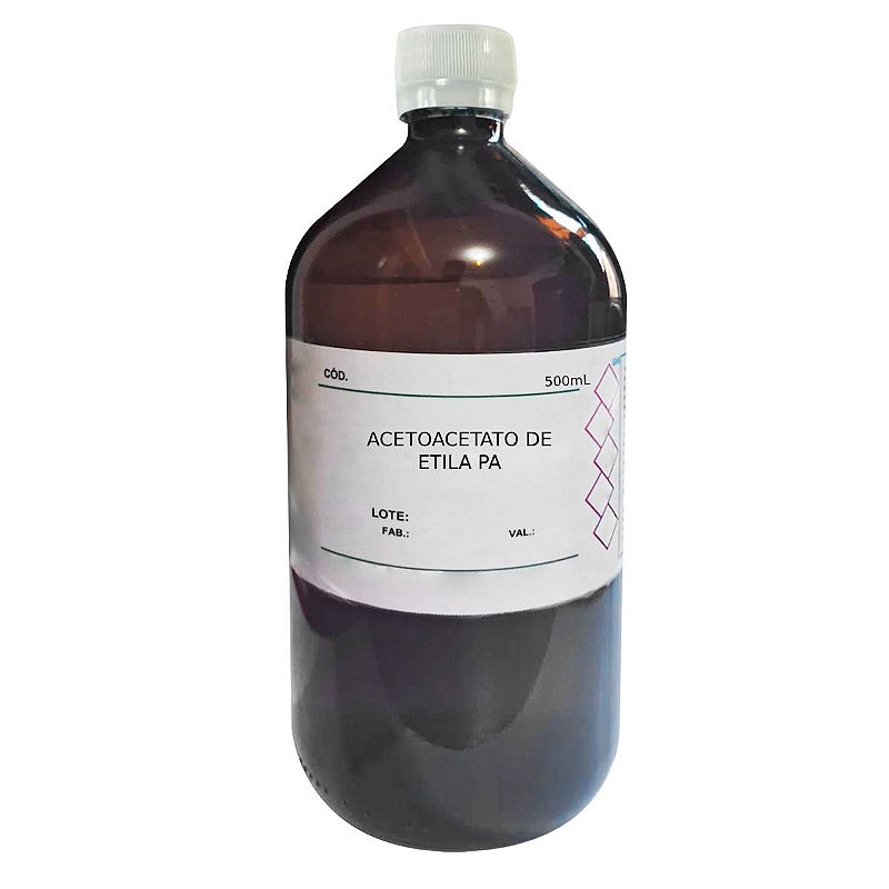 Acetoacetato De Etila PA 500mL - Loja do Laboratório