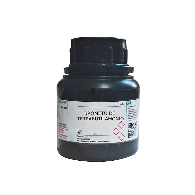 Brometo De Tetrabutilamônio 100g - Loja do Laboratório