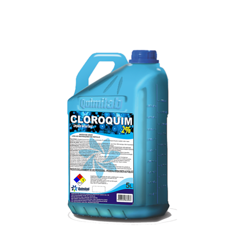 CLOROQUIM 2% 5LT 1UN QUIMILAB CD4 - Mix Limpeza e Descartaveis