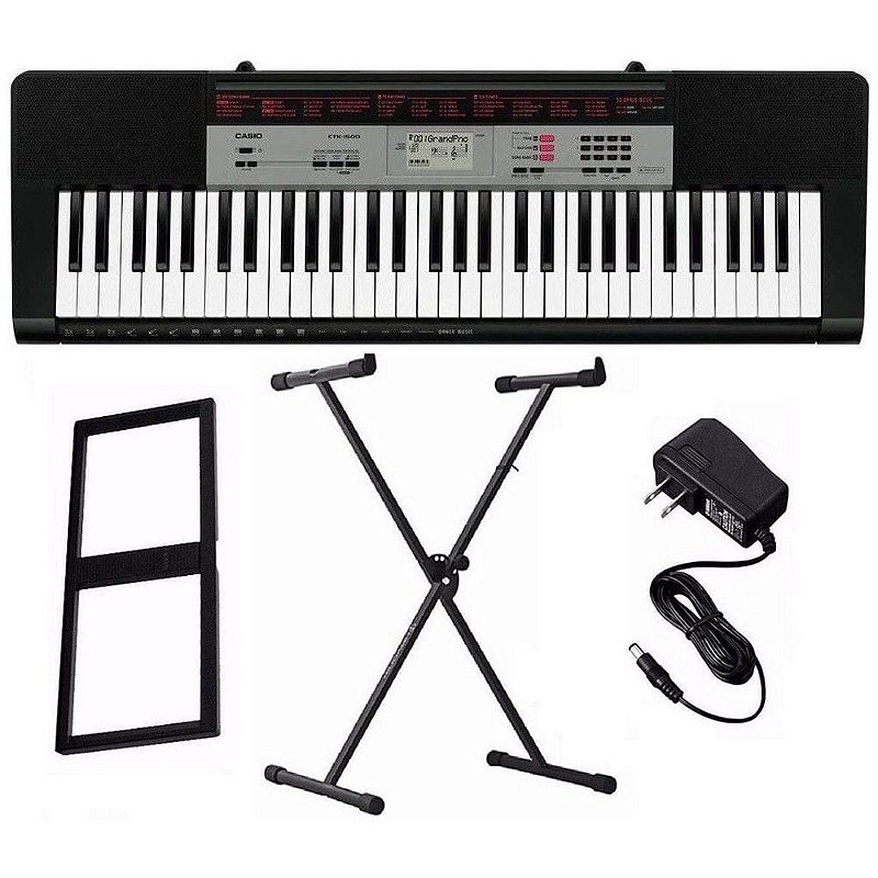 Kit Teclado Musical Ctk-1500 + Suporte St200 - Casio Com 10% OFF na Ma ...