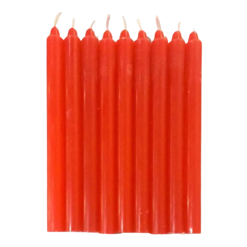 Kit 100 und Velas Palito Vermelha - Fábrica de Velas Sete Raios de Luz
