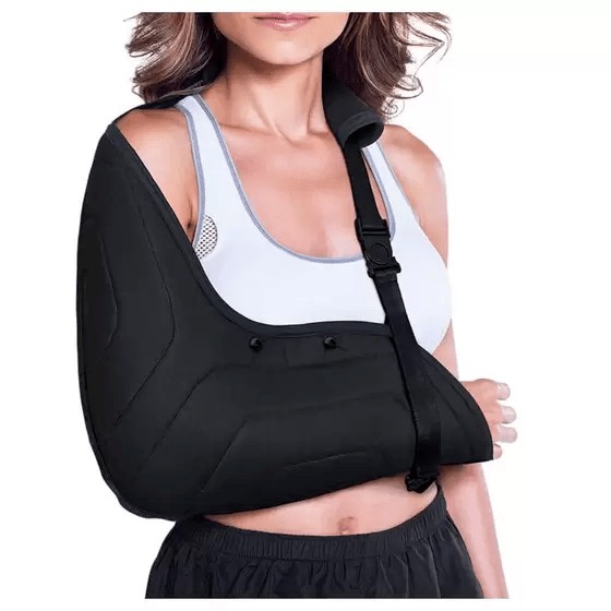 Tipóia Velpeau Estof. Bilateral M- preto. Kestal - Tiradentes Saúde ...