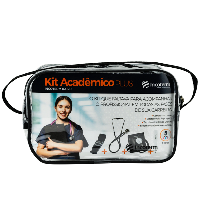 Kit Acadêmico Plus KA120 Preto - Incoterm UND - Tiradentes Saúde ...