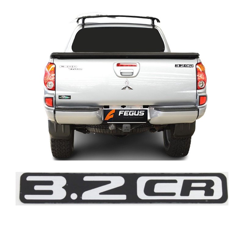 Emblema Logotipo 3.2 Cr Mitsubishi L200 2008 a 2017 Original - Fegus ...