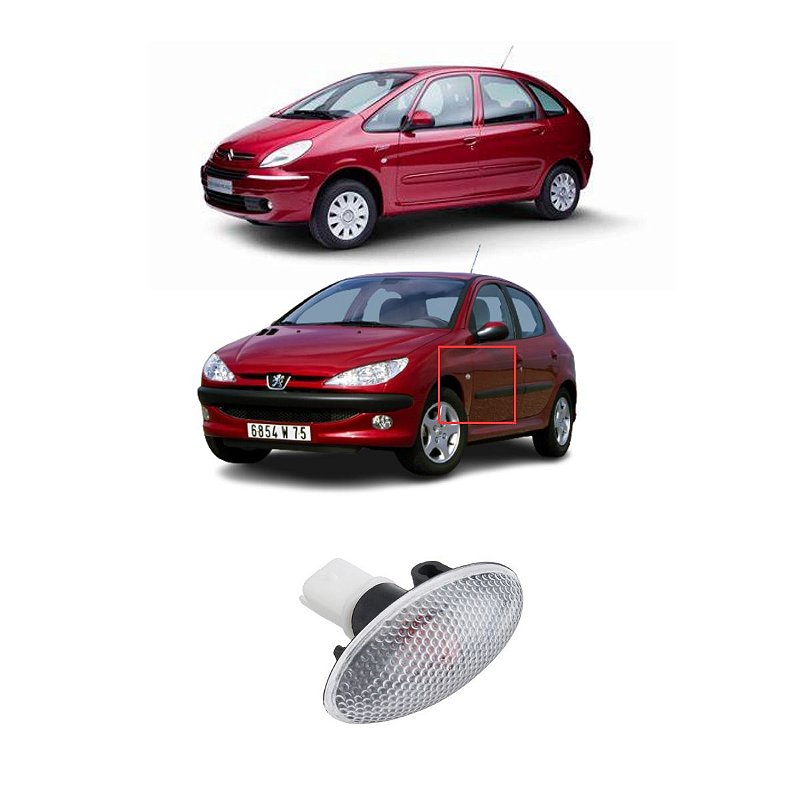 Pisca Lanterna Lateral Peugeot 206 207 Citroen C3 632574 - Fegus Auto ...