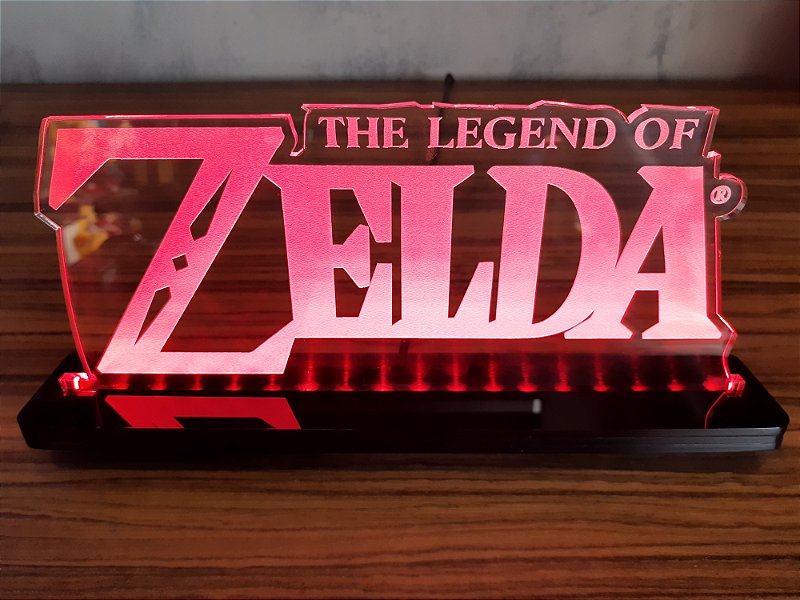 LUMINÁRIA LED FANART - ZELDA - DS Games Atibaia